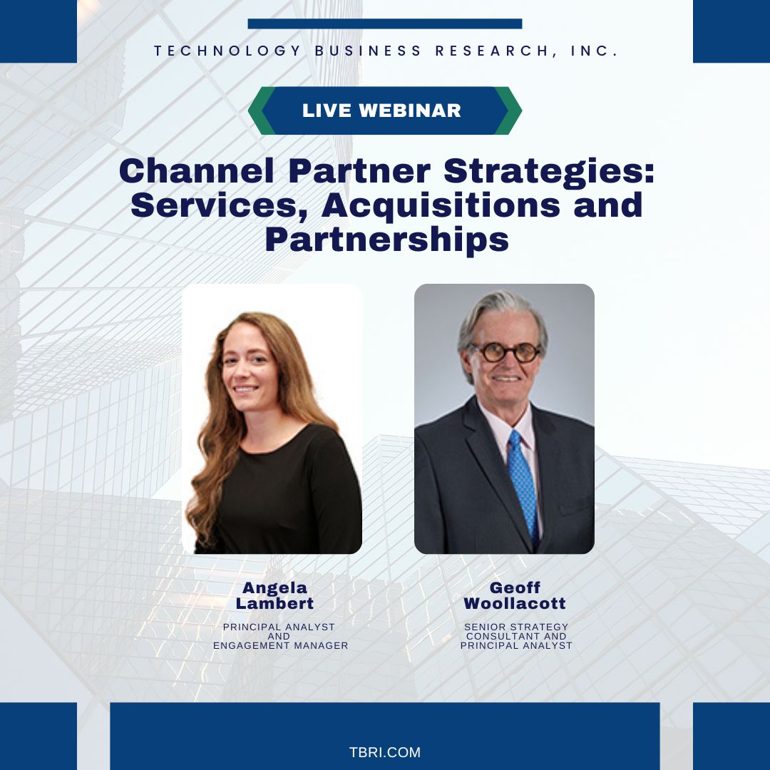 Channel partner strategies: Services, acquisitions and partnerships
