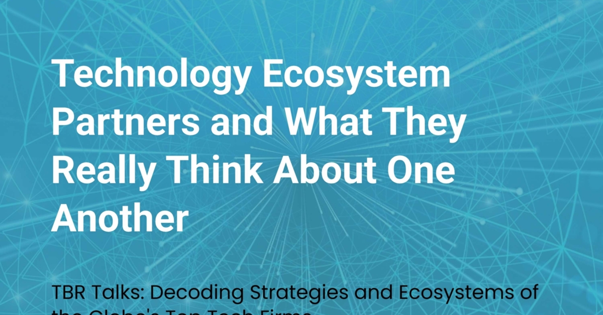 Technology Ecosystem Partners and What They Really Think About One ...